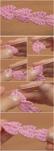 Crochet Mini Hearts String - Easy Tutorial - Crochetaholic Free Pattern