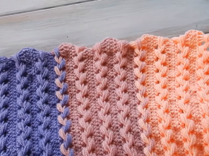 Crochet The Open Fan Stitch Easy Tutorial - Crochetaholic