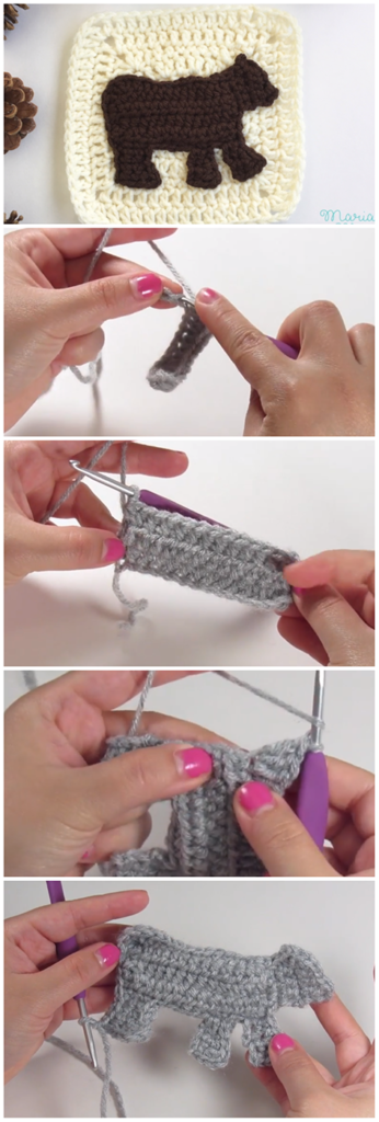 Crochet Woodland Bear - Tutorial + Free Pattern - Crochetaholic